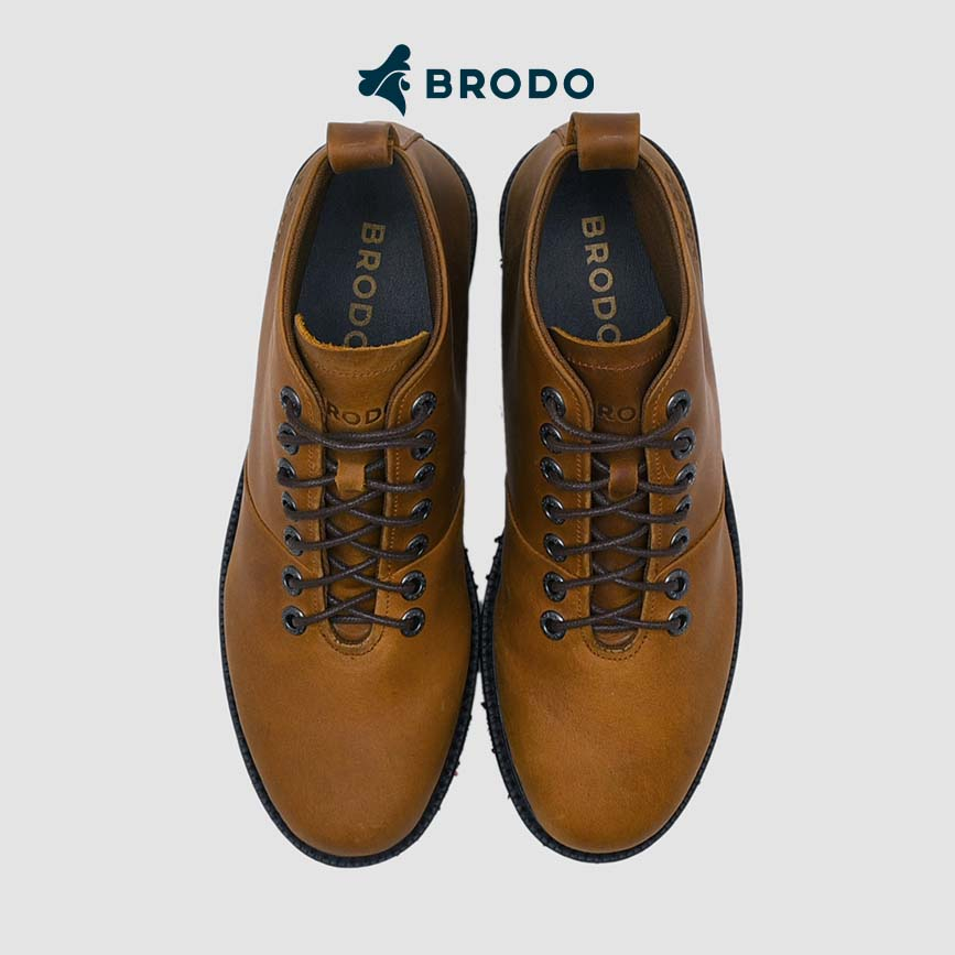 Jual BRODO - Sepatu Signore Boots Vintage Brown | Shopee Indonesia