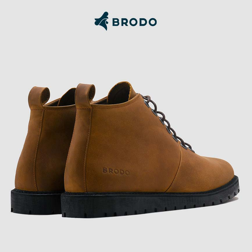 Jual BRODO - Sepatu Signore Boots Vintage Brown | Shopee Indonesia