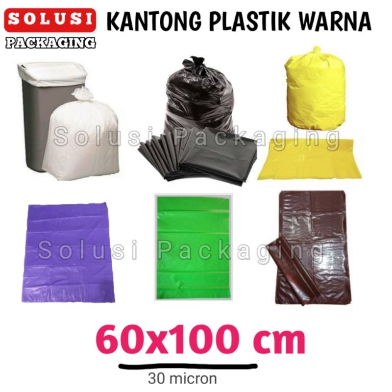 Jual isi 10pcs KRESEK KANTONG SAMPAH PLASTIK 60x100cm A | PLASTIK ...