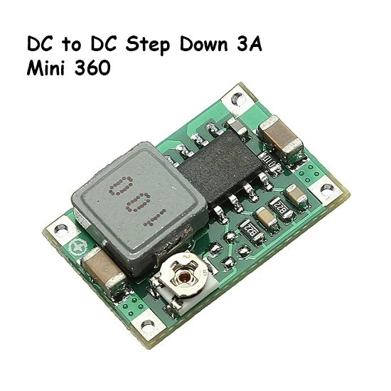 Jual Step Down Mini 360 Buck Converter Mini 360 2A DC To DC 5V-23V to 1-17V / Penurun Tegangan ...