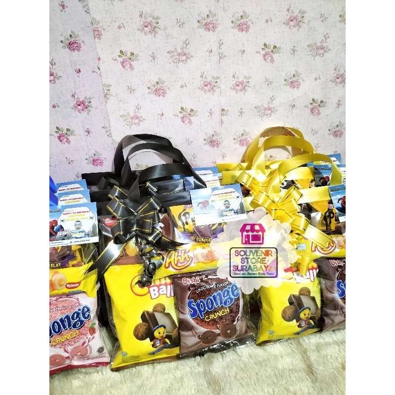 Jual Snack ulang tahun anak || Paket snack parcel ultah || Snack ...
