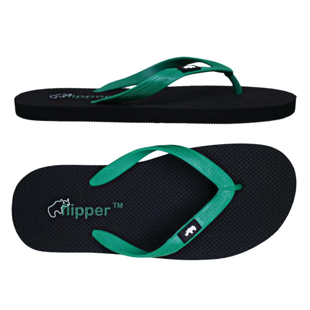 Jual ORIGINAL Sandal Jepit Japit FLIPPER by FEMEZ Pria Hitam Hijau ...
