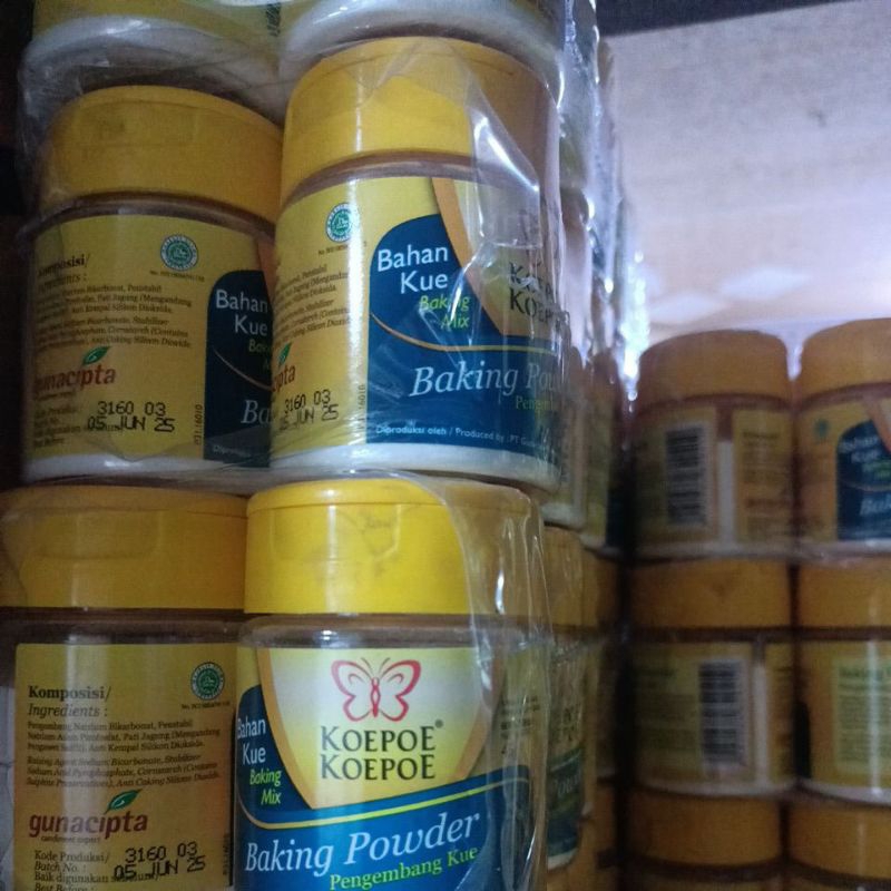 Jual BAKING POWDER CAP KUPU KUPU 45 GRAM ( 1 BOTOL) | Shopee Indonesia