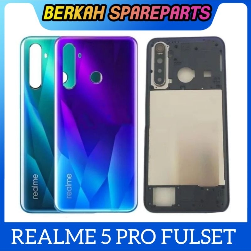 Jual Bezzel+Backdoor kesing casing realme 5 pro Kesing Housing fullset ...