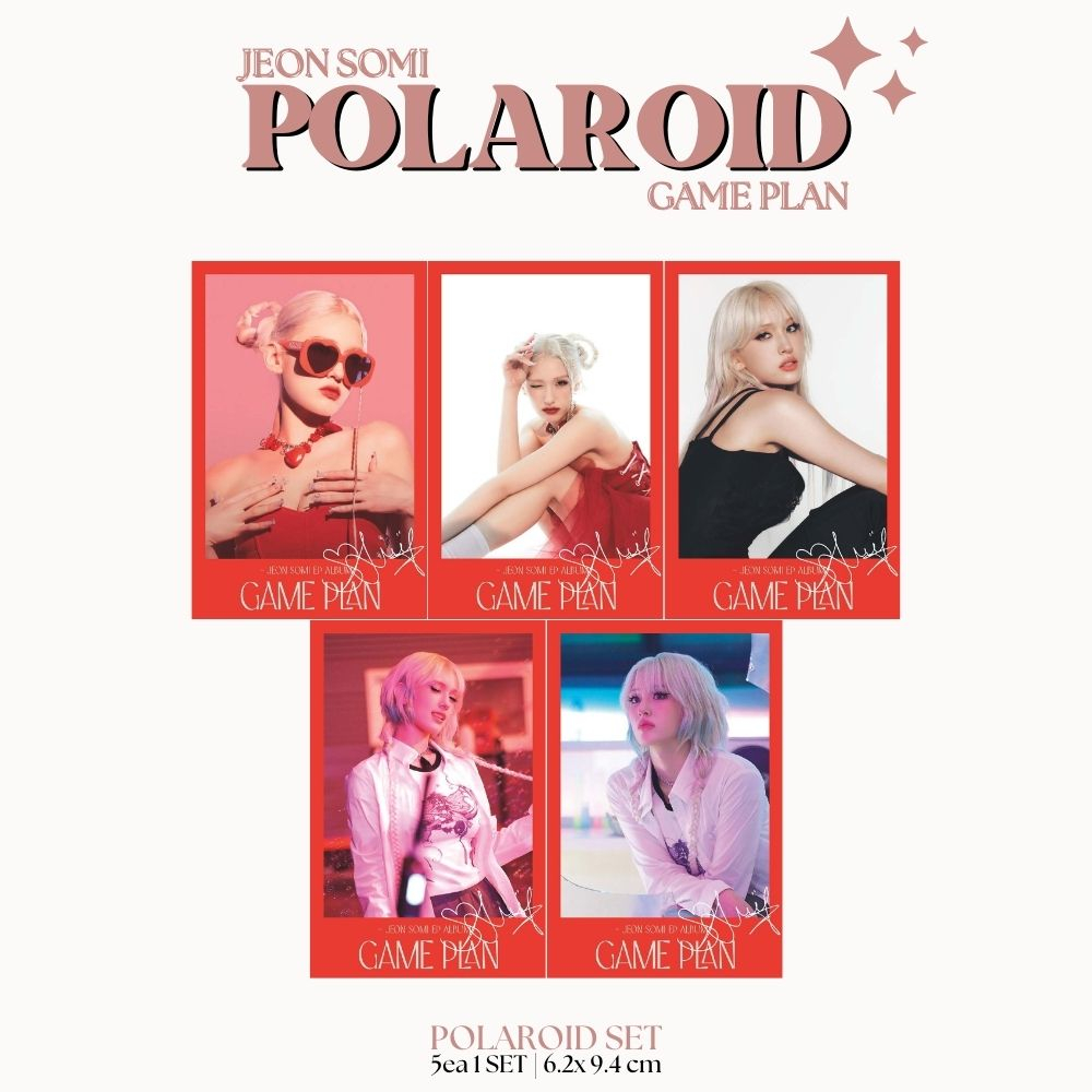 Jual POLAROID JEON SOMI GAME PLAN (ISI 5 PCS + LAMINASI 2 SISI) TANDA TANGAN TTD KPOP PHOTOCARD ...