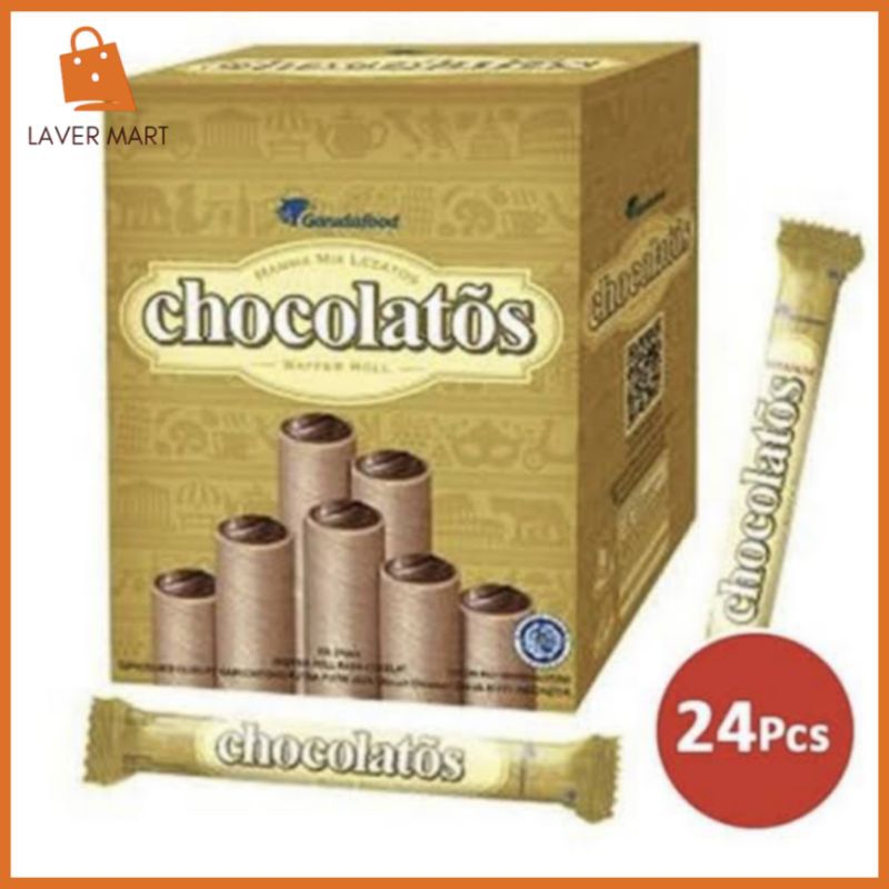 Jual Chocolatos Wafer Roll 500an 24pcs | Shopee Indonesia