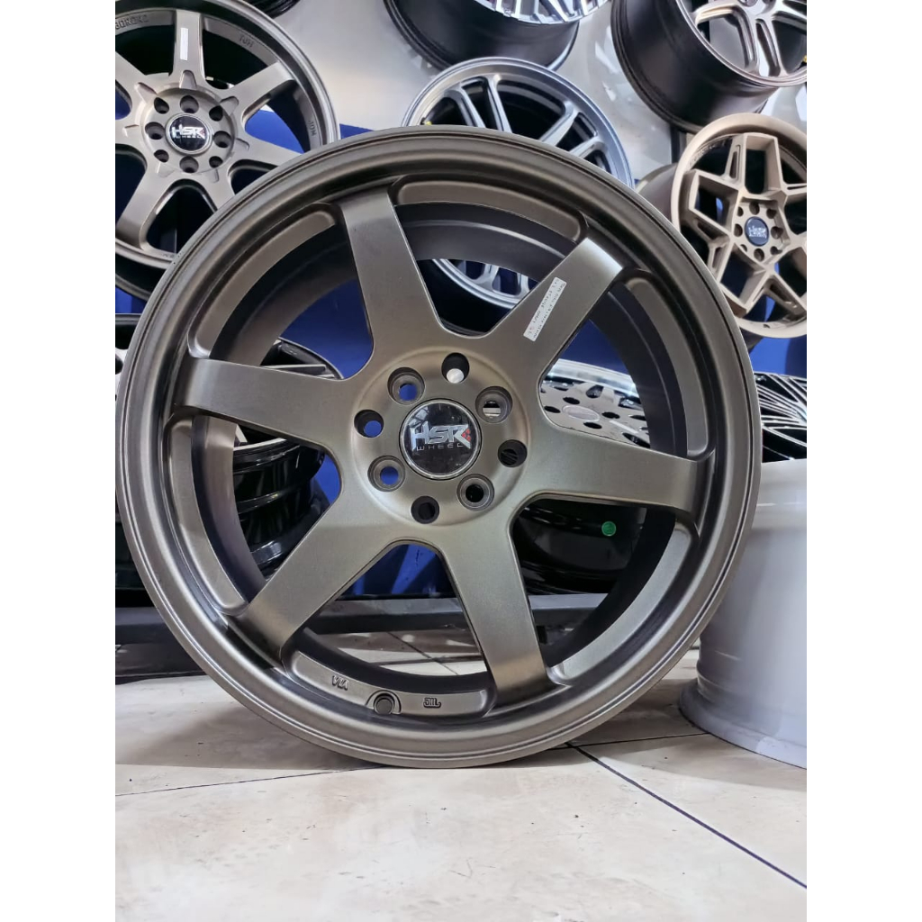 Jual velg original hsr r17 h8 model tokyo warna bronze | Shopee Indonesia