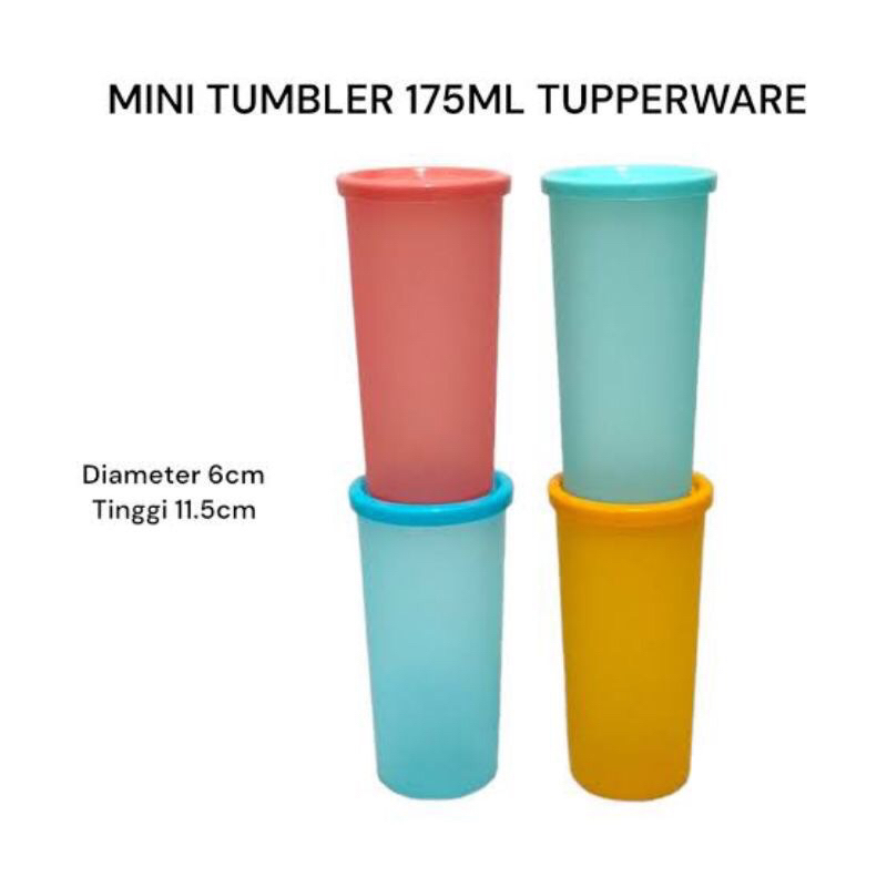 Jual mini tumbler tupperware 175ml | Shopee Indonesia