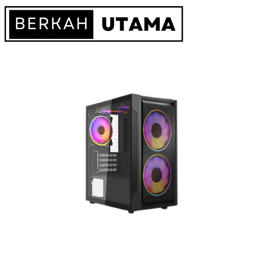 Jual CASING INFINITY TWINS V2- mATX GAMING CASE - TWINS V2 FREE 2 FAN RGB | Shopee Indonesia