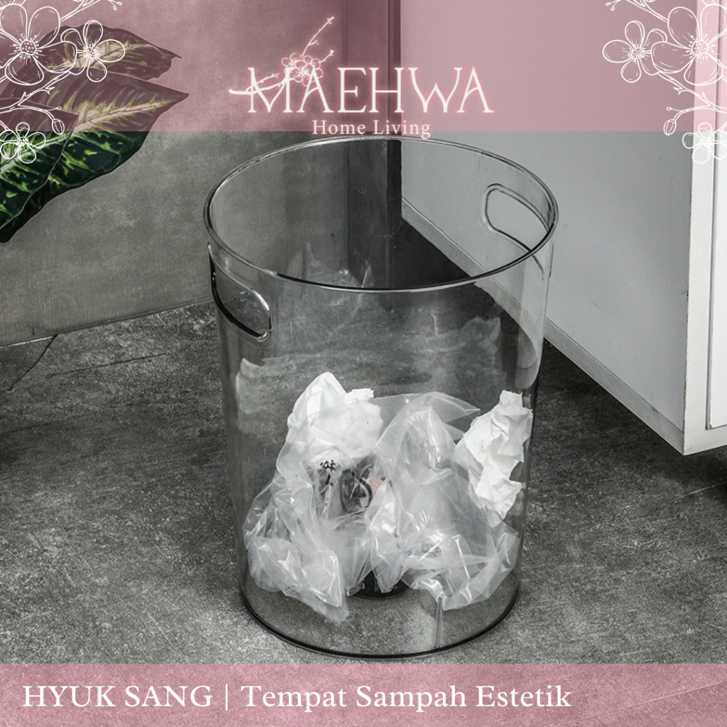 Jual 【MAEHWA】HYUK SANG Vas Kamar Bening Ember Bunga Akrilik Pot Minuman ...