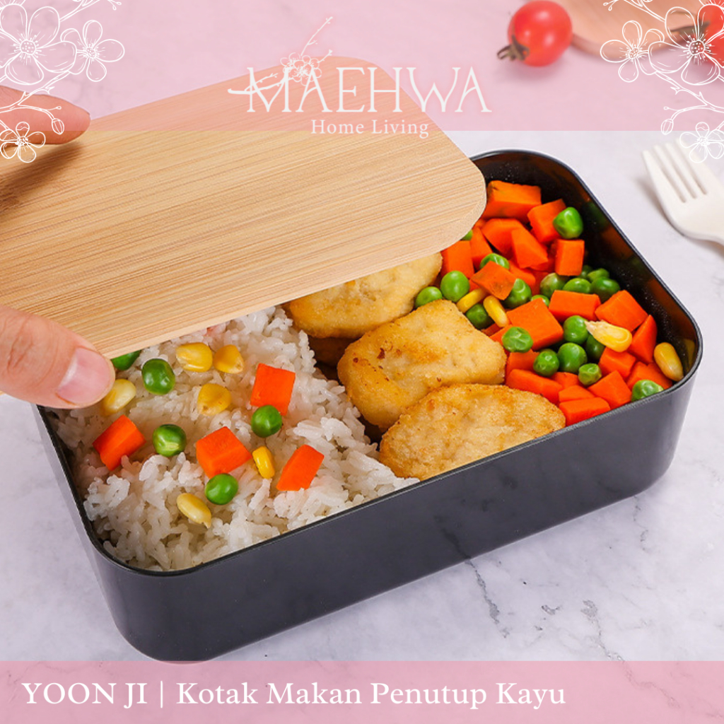 Jual MAEHWA - YOON JI Kotak Makan Makanan Minimalis Kotak Bekal Kayu ...
