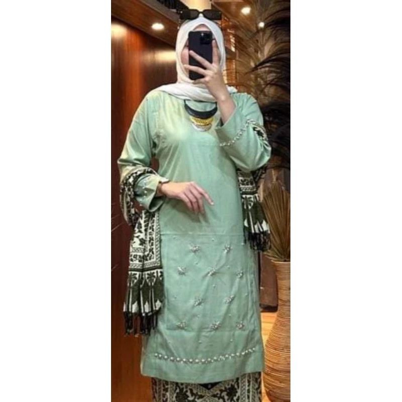 Jual Baju Kurung Basiba Toyobo Payet|| Baju Adat || Pakaian muslim ...