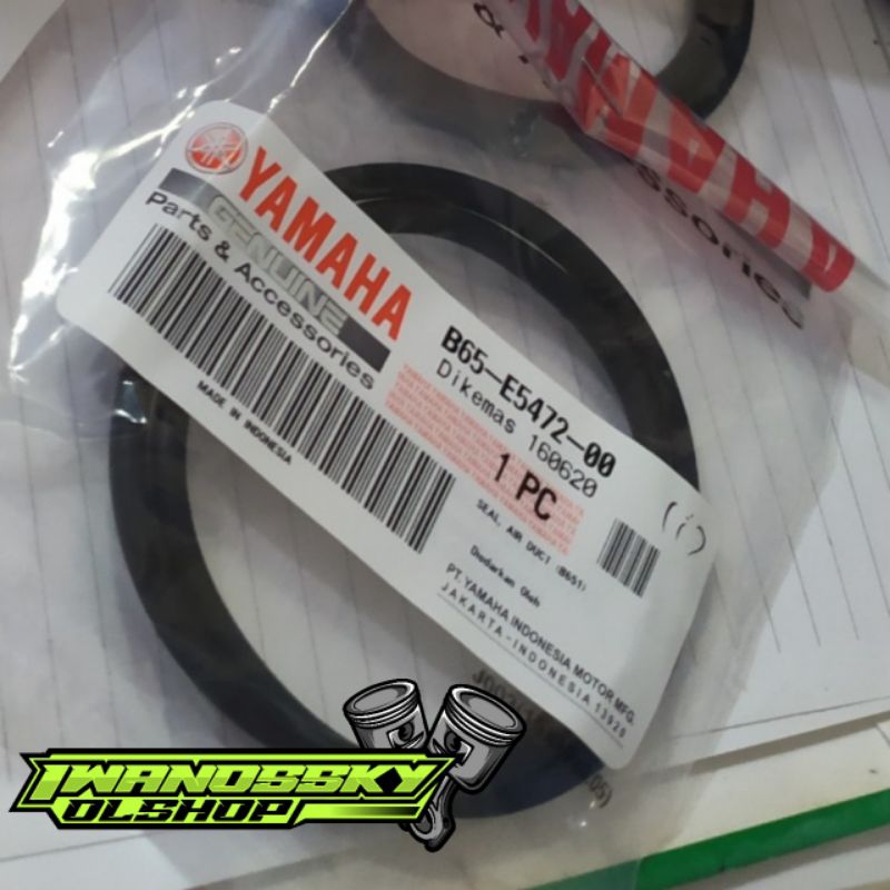 Jual Seal, Air Duct Karet Blok CVT Aerox 155, Lexi 125 B65-E5472-00 Original Yamaha | Shopee ...