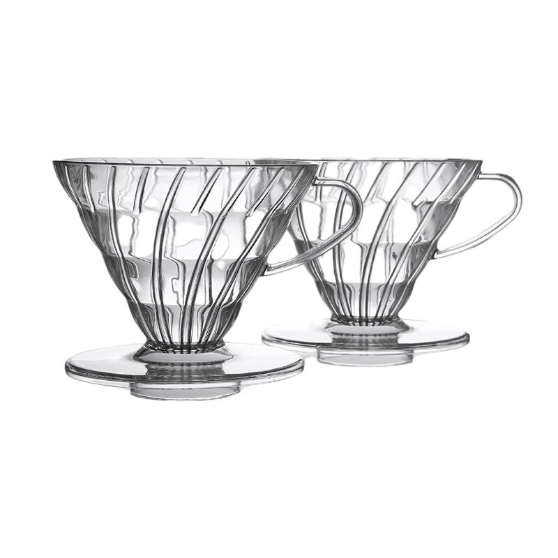 Jual driper v60 2-4 cups dripper v60 server v60 bening bahan resin ...