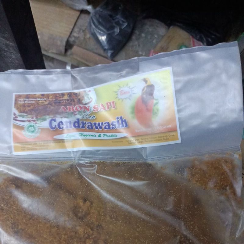 Jual ABON SAPI ( 1 BUNGKUS ) CAP CENDRAWASIH 1 KILOGRAM | Shopee Indonesia