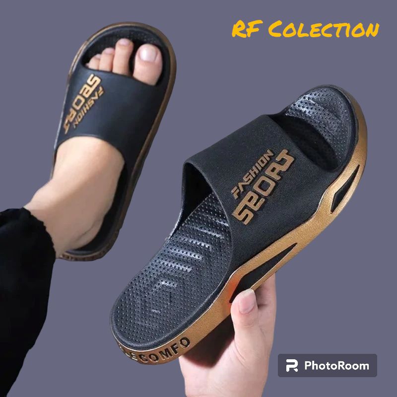 Jual Sandal Pria Kekinian Sandal Selop Cowok Sandal Slide Pria Sandal ...