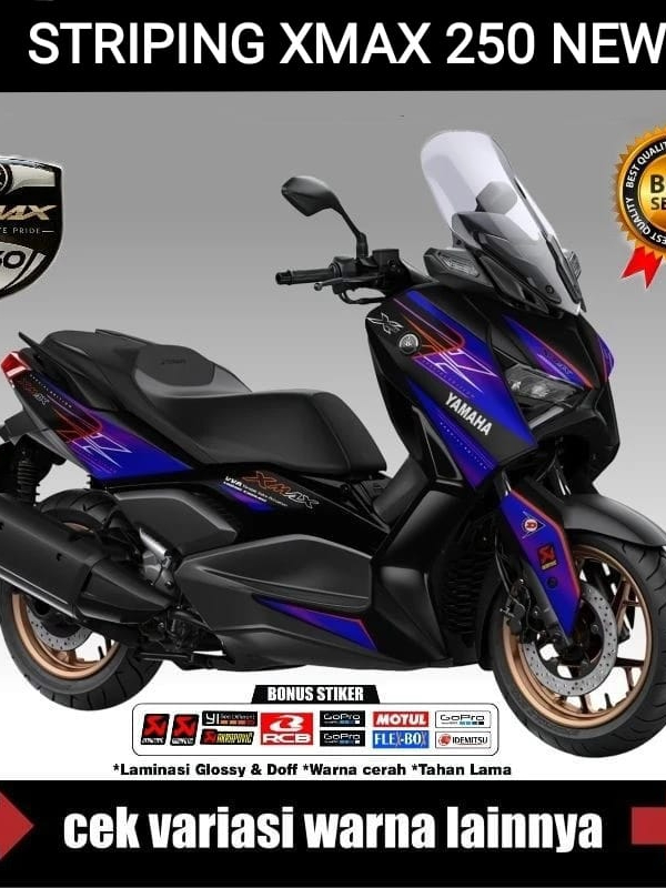 Jual Striping Xmax New Livery Cyber City / Sticker Motor Yamaha Xmax ...