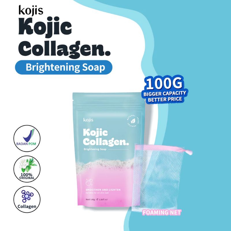 Jual Kojic Collagen Brightening Soap Face & Body Soap 100g | Shopee ...