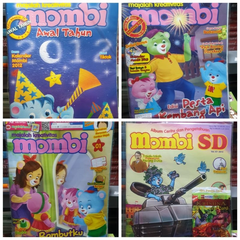 Jual MAJALAH MOMBI EDISI LAMA,KONDISI BARU, MASIH SEGEL DAN MASIH ...