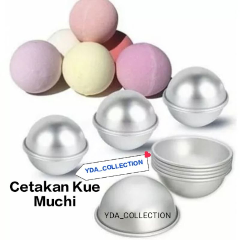 Jual Cetakan kue mochi bentuk setengah bola salju / Pastry / Loyang Kue ...