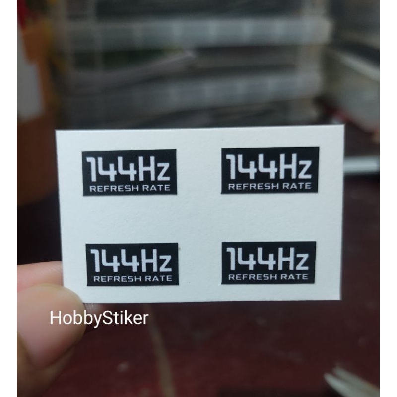 Jual stiker laptop 144hz refresh rate layar monitor | Shopee Indonesia