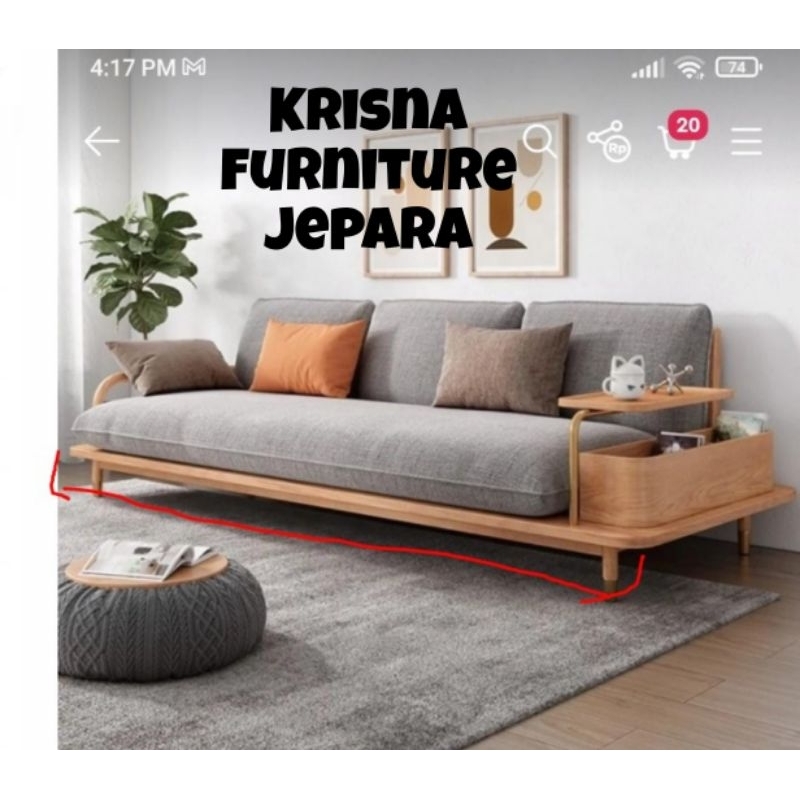 Jual sofa custome mewah /sofa custome kayu jati tua elegan/sofa jati ...