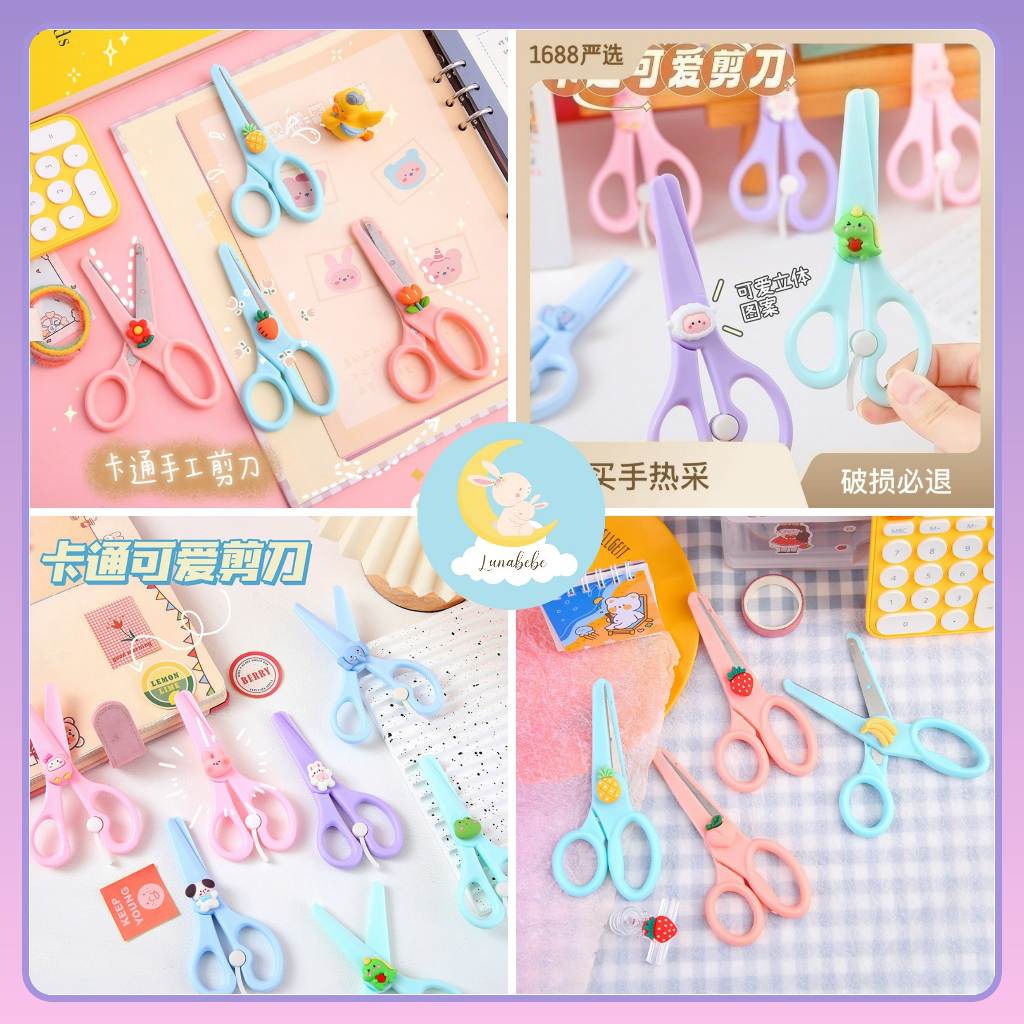 Jual Gunting Mini Kertas Anak Gunting Kertas Gunting Sekolah Ujung ...