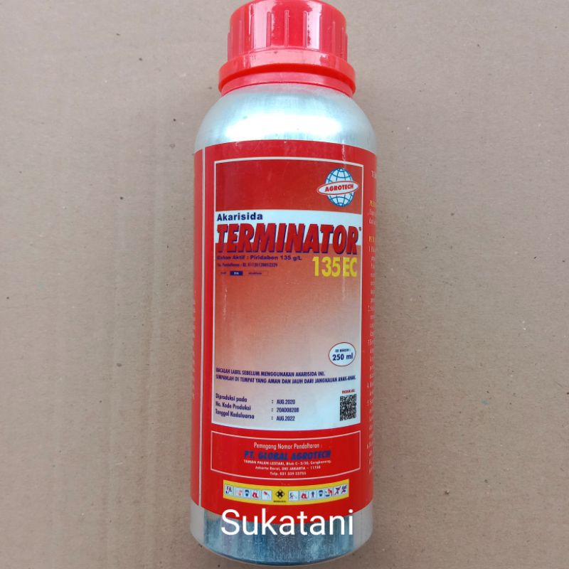Jual # Termurah Akarisida TERMINATOR 135 EC Pengendali Hama Trip. Netto ...