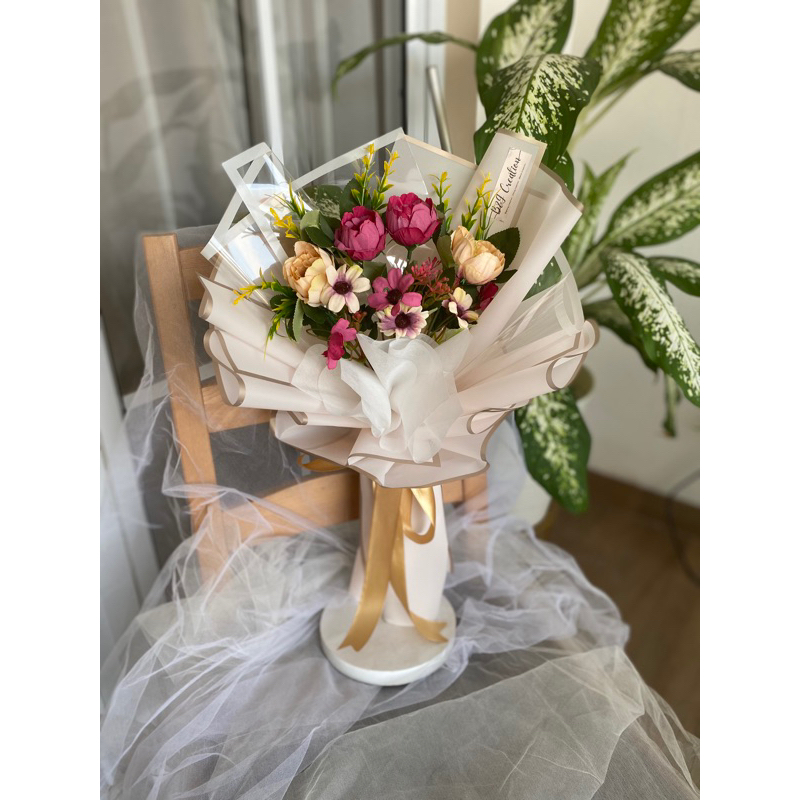 Jual Hand Bouquet korean Transparent/ Buket Korea Cantik transparan ...