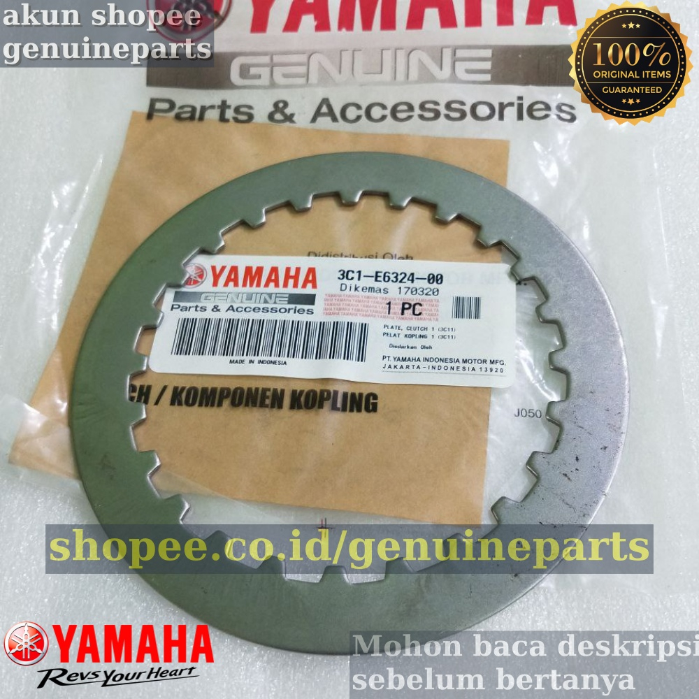 Jual BESI PLAT GESEK KAMPAS KOPLING YAMAHA WR155 WR 155 ORIGINAL YAMAHA | Shopee Indonesia