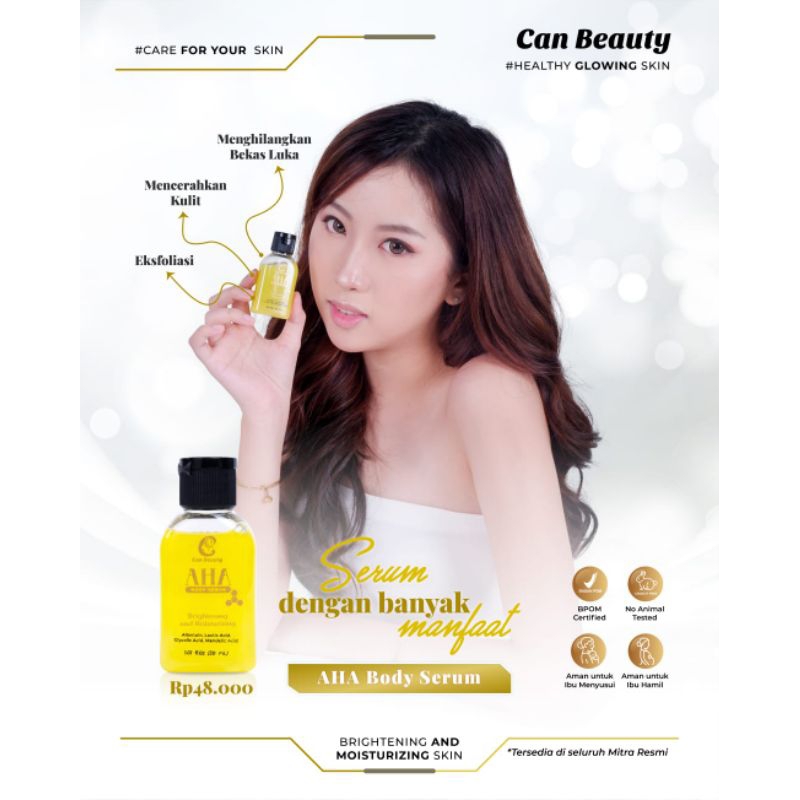 Jual [ 𝗖𝗔𝗡𝗕𝗘𝗔𝗨𝗧𝗬 ] BODY SERUM AHA || MENGHILANGKAN BEKAS LUKA BPOM 100% ...