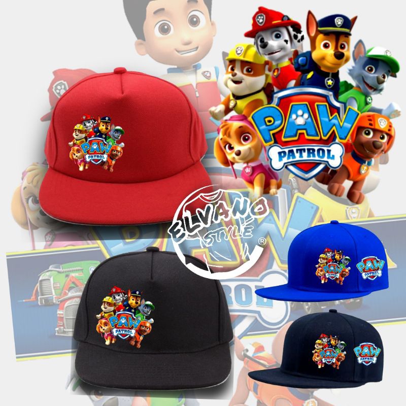 Jual Topi Snapback Anak Paw Patrol Free cetak Nama | Shopee Indonesia