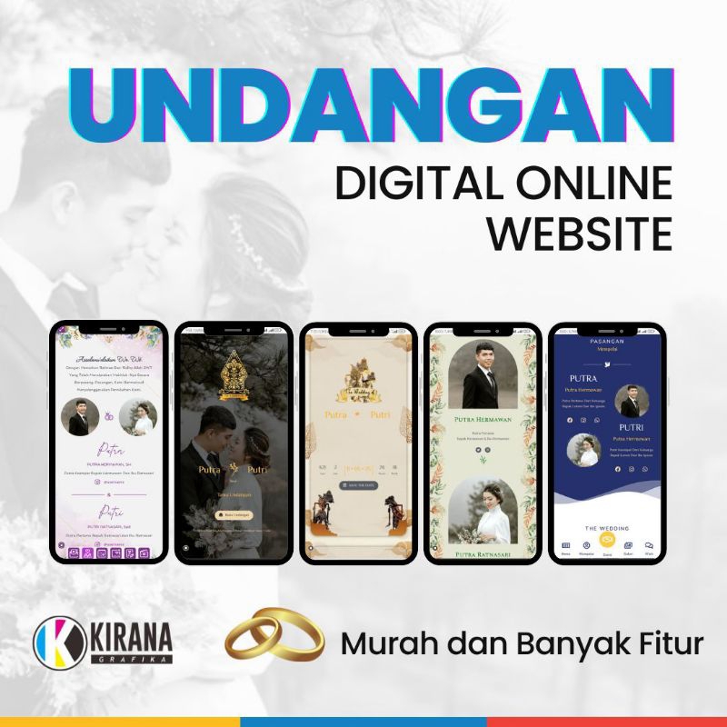 Jual Undangan Digital Pernikahan Web | Shopee Indonesia