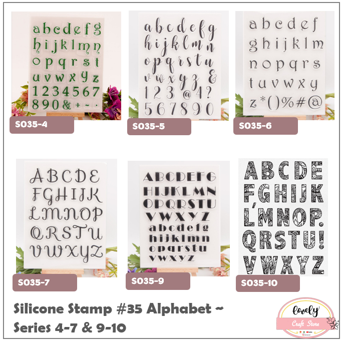 Jual LovelyCraftStore | S35 Transparent Silicone Rubber Clear Stamp ...