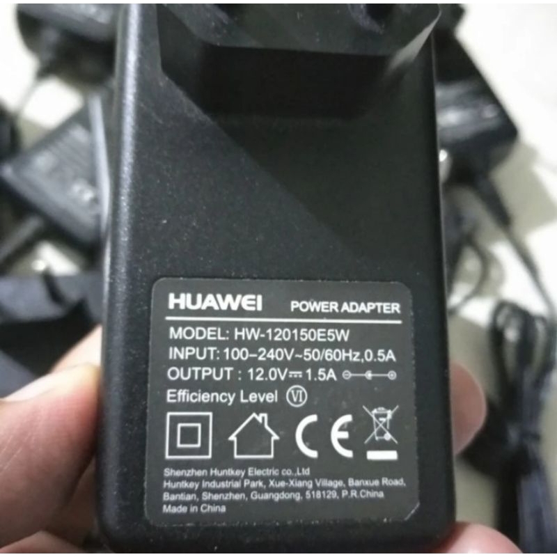 Jual Adaptor 12v - 1.5a merk Huawei original copotan router | Shopee ...