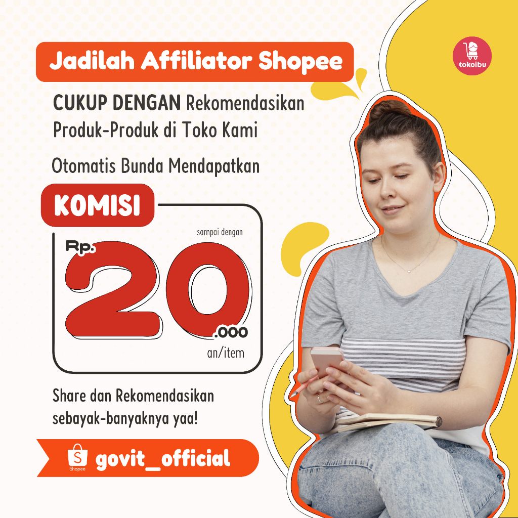 Jual GOVIT | BEEGOVIT | MOREMILK | Jadi Affiliator Shopee | Shopee ...