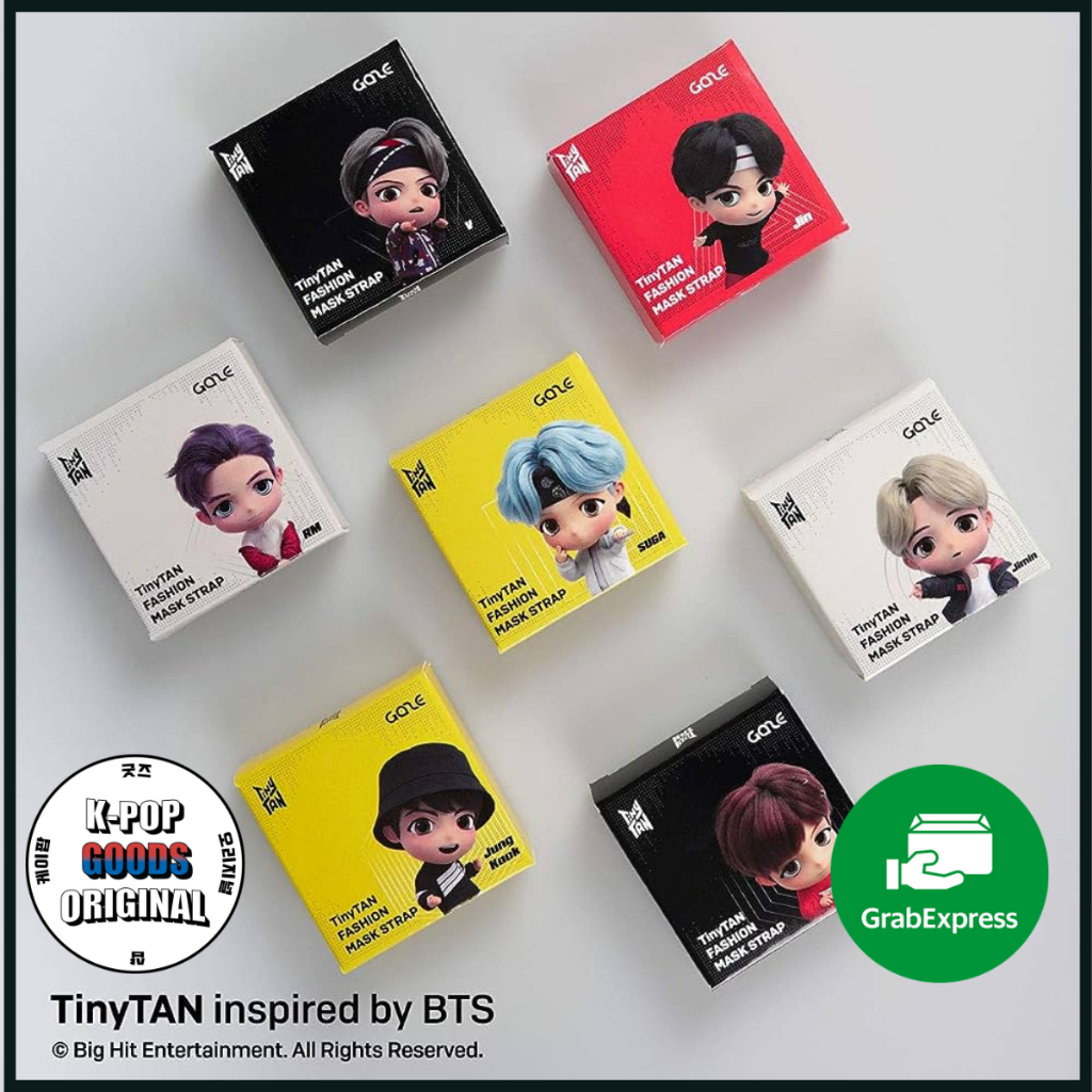 Jual [READY STOCK] OFFICIAL TinyTAN BTS Mask Neck Strap | Shopee Indonesia