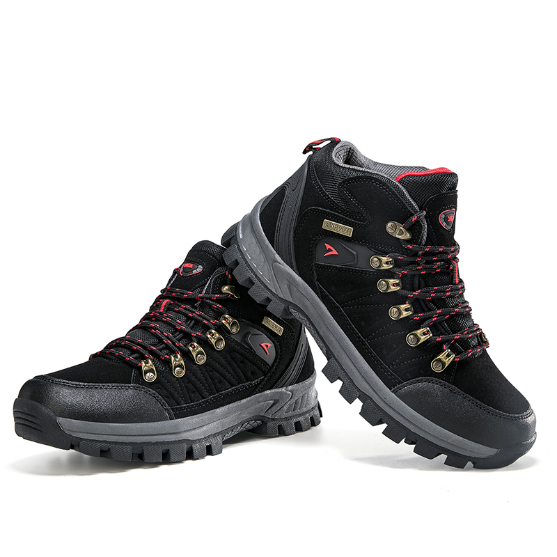 Jual Sepatu Gunung SNTA 505 Black Waterproof Original Hiking / Trekking ...