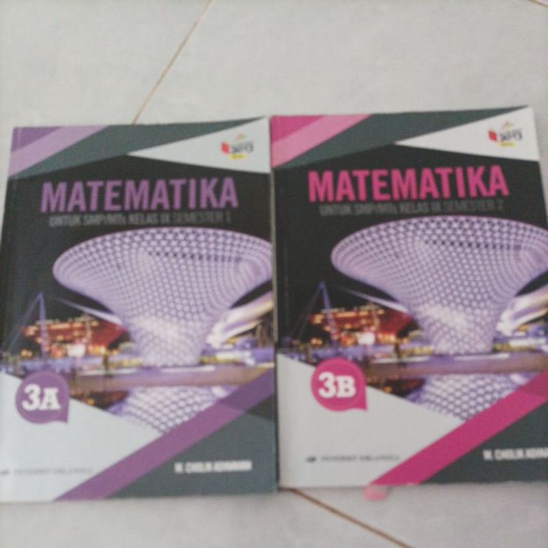Jual buku matematika kelas 9 semester 1 dan 2 smp MTS pt erlangga | Shopee Indonesia