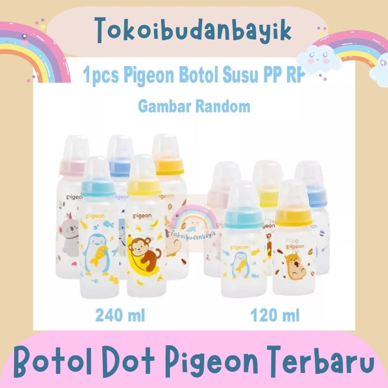 Jual Botol Dot Pigeon Reguler 60 ml, 120 ml dan 240 ml | Shopee Indonesia