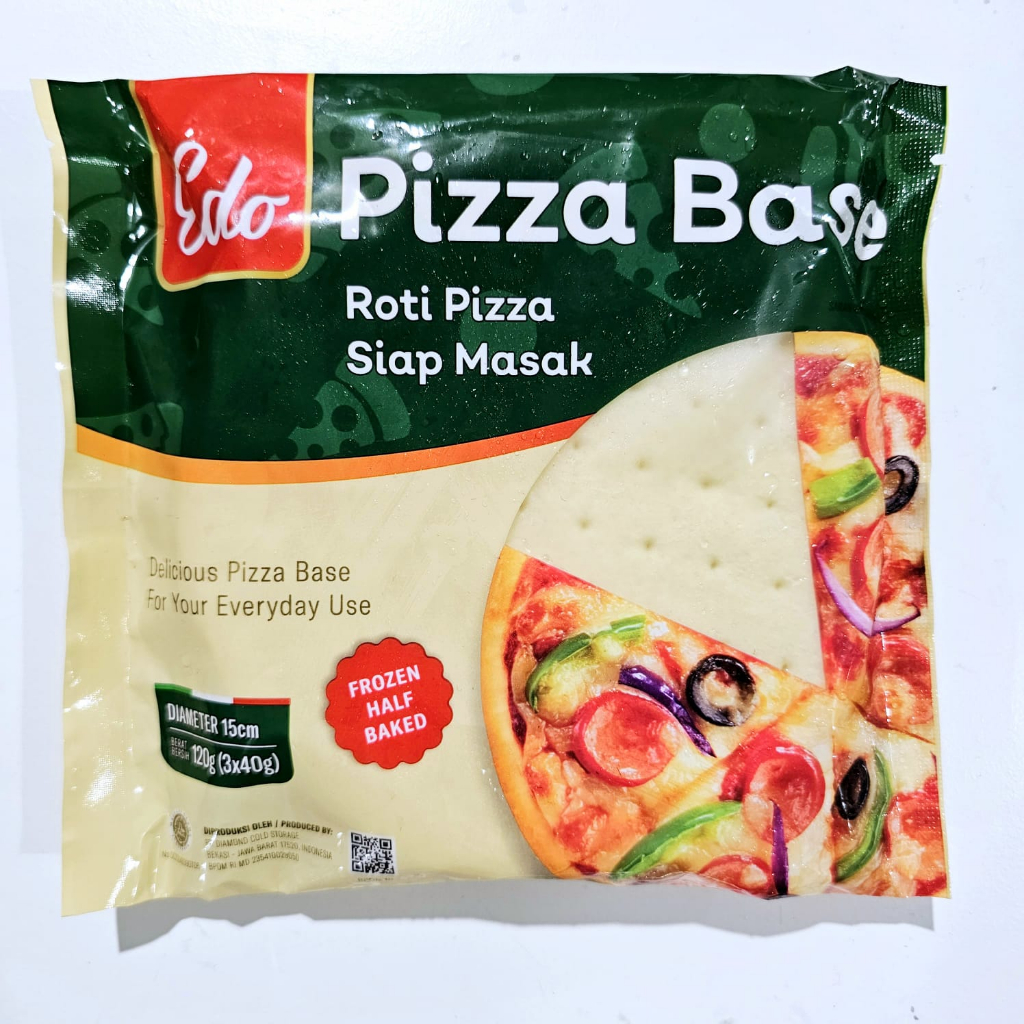 Jual EDO pizza base 3s 120gr | Shopee Indonesia