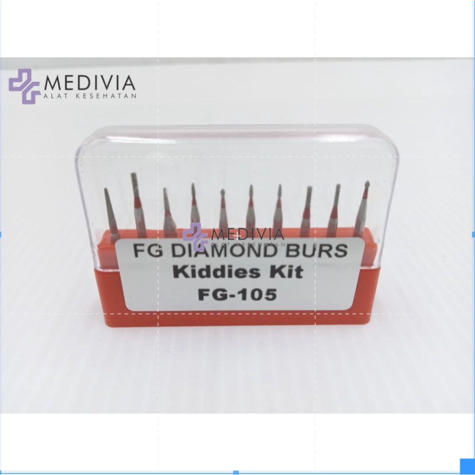 Jual DENTAL DIAMOND BUR SET PREPARATION KID PREPARASI GIGI CROWN MOLAR ...