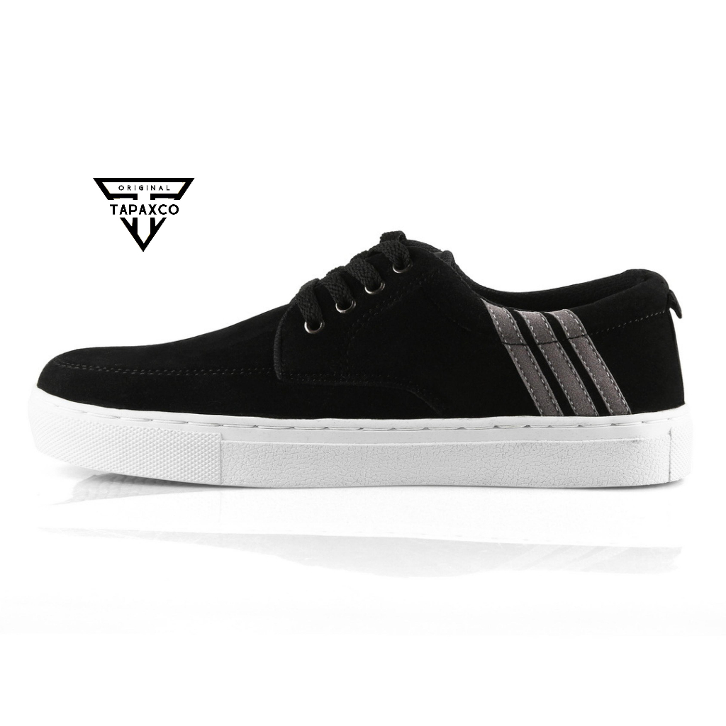 Jual Sepatu Sneakers Pria Kulit Suede Asli TPR | Sepatu Casual Kets ...