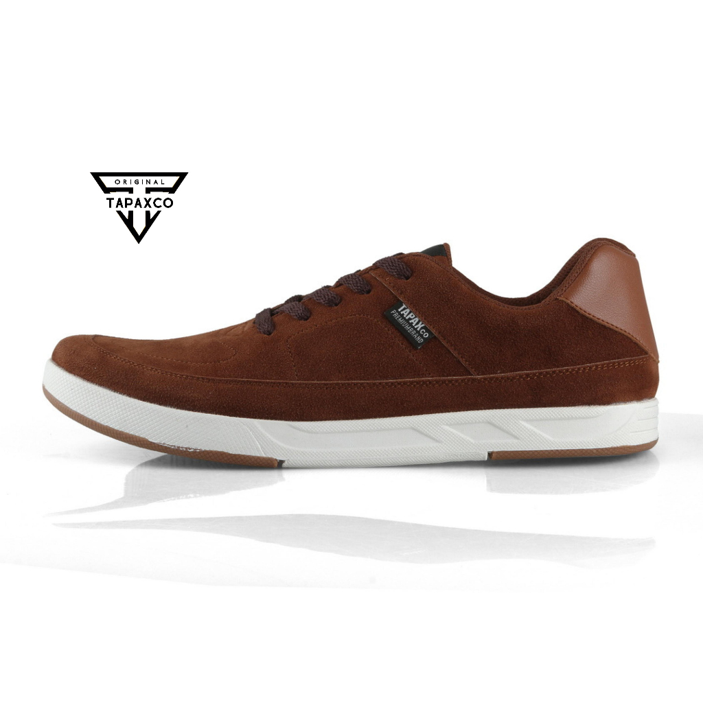 Jual Sepatu Sneakers Pria Kulit Suede Asli TPR | Sepatu Casual Kets ...