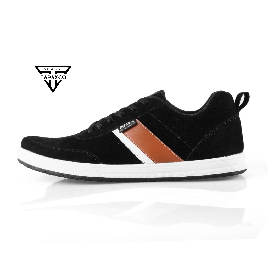 Jual Sepatu Sneakers Pria Kulit Suede Asli TPR | Sepatu Casual Kets ...