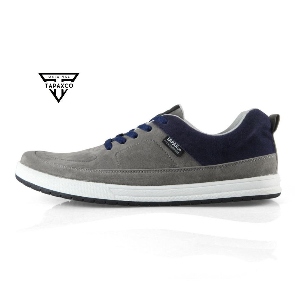 Jual Sepatu Sneakers Pria Kulit Suede Asli TPR | Sepatu Casual Kets ...