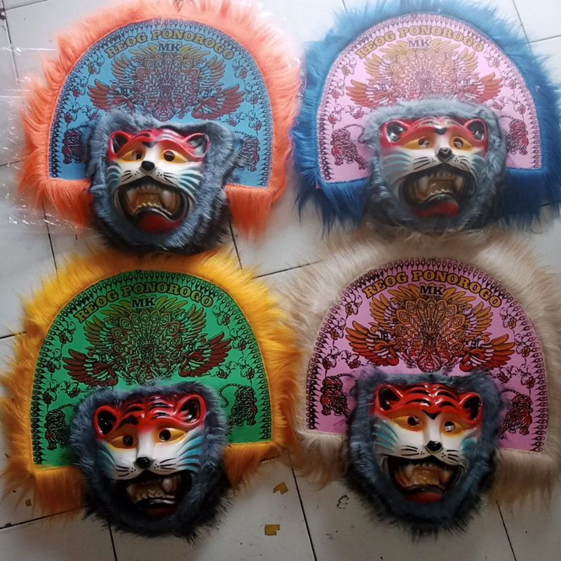 Jual mainan barongan reog ponorogo spon | Shopee Indonesia