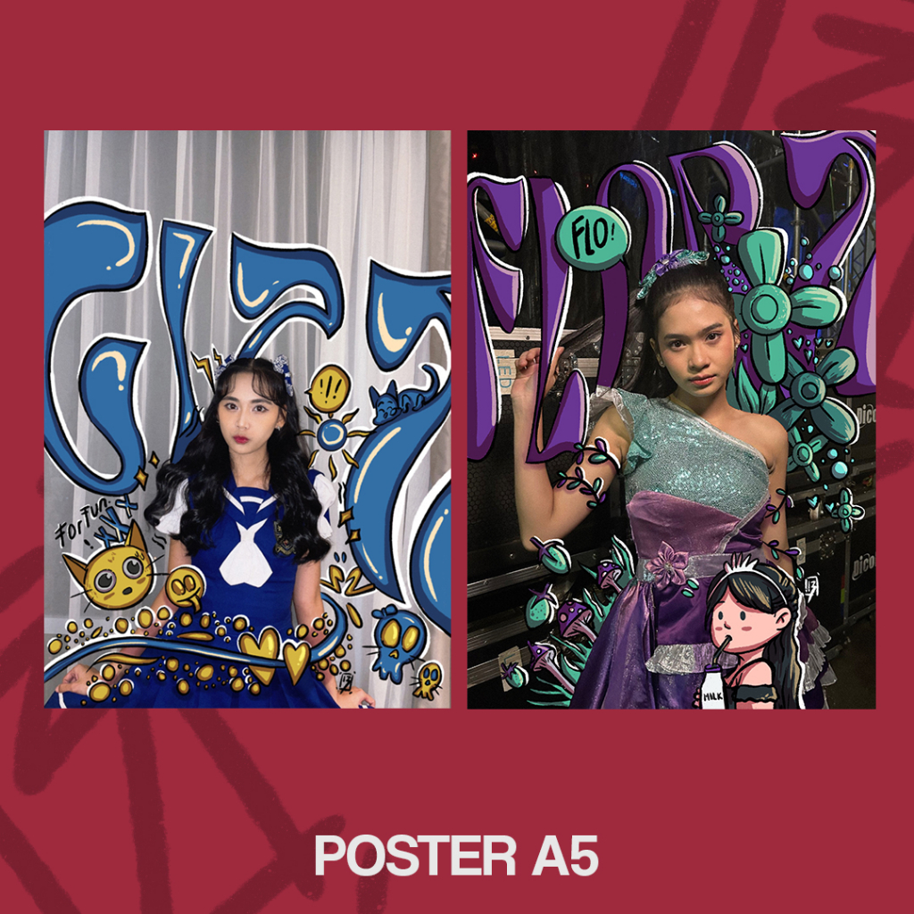 Jual JKT48 Poster & Stiker Set (Fanart) 2.0 | Shopee Indonesia