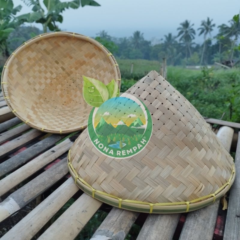 Jual Cetok Bambu Topi Tradisional | Shopee Indonesia