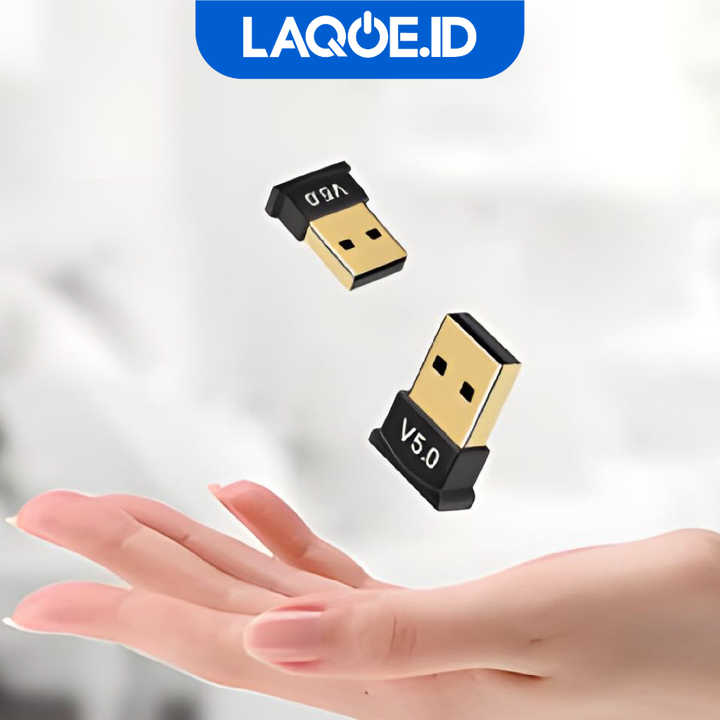 Jual Bluetooth 5.0 Dongle Adapter USB Transmitter PC Wireless Small ...